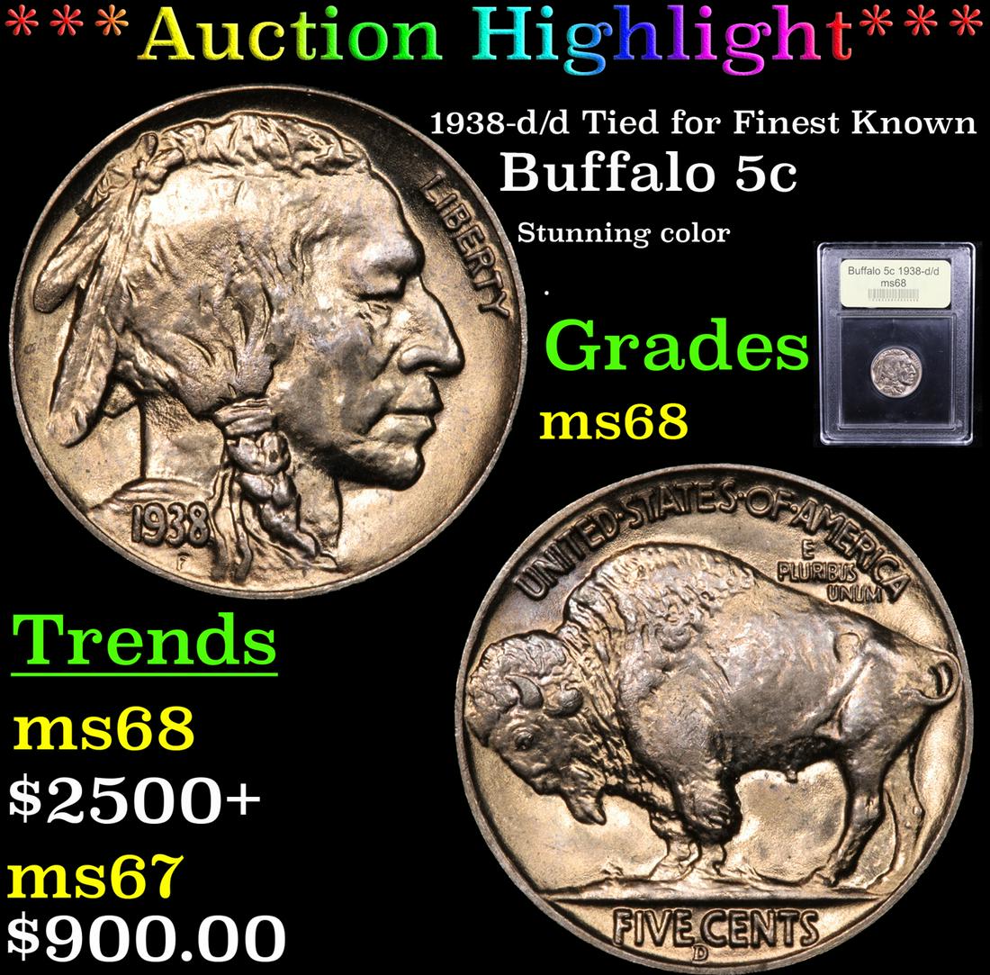 *Highlight* 1938-d/d Tied for Finest Known Buffalo 5c - Aug 26, 2020 ...