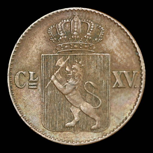 1867 Norway 1/2 Skilling KM-329 King Carl XV Grades vf++ (#0906) on Dec ...