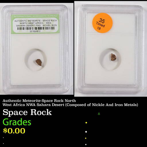 Authentic Meteorite Space Rock North West Africa Nwa Sahara Desert ...