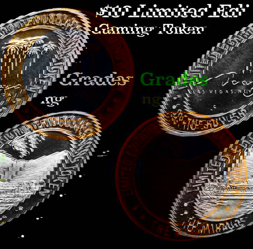 $10 Limited Edition .999 Silver Gaming Token, The Mirage Lv