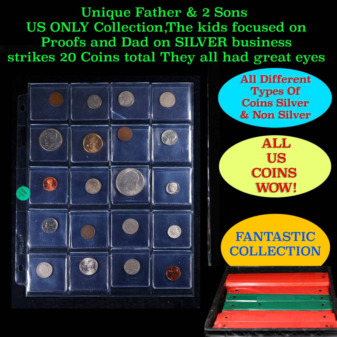 Unique Father & 2 Sons Us Only Collection,the Kids Focused On Proofs ...