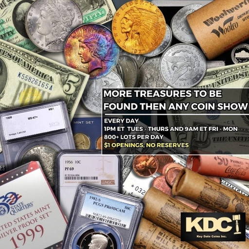 Wow! Key Date Coins Live Auction 28O2D1 on Jul 18, 2025 by Key Date ...