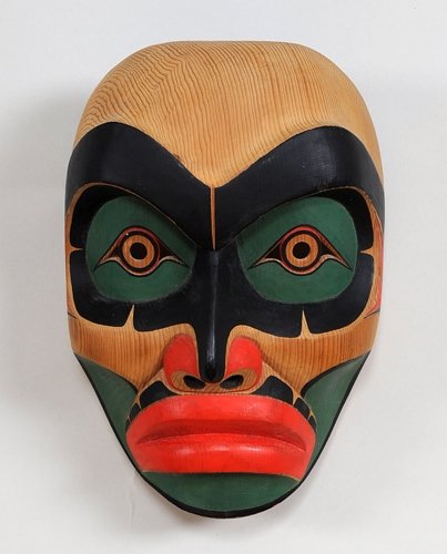 Coast Salish Mask Carved by Craig Voisin 9" H. 6 1/4" - Jun 22, 2014 ...
