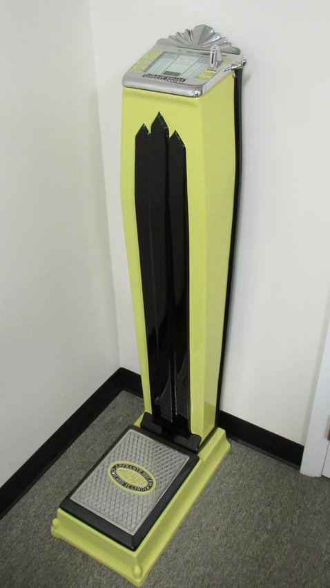 J. F. Frantz Mfg Co. Coin Operated Penny Scale
