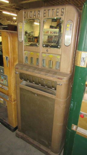 Mills Novelty Double Mirrored Cigarette Machine