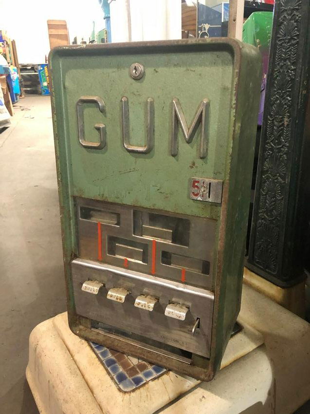 Gum Coin Operated Vending Dispenser