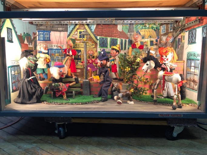 Pelham Puppets Store Display, Circa 1960's