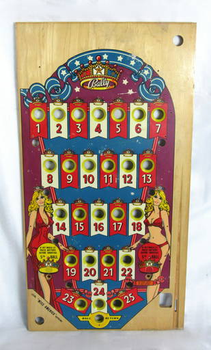 Bally Miss America Bingo Pinball Playfield
