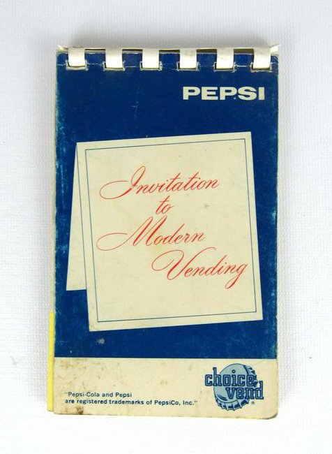 Pepsi "invitation To Modern Vending" Flip Book
