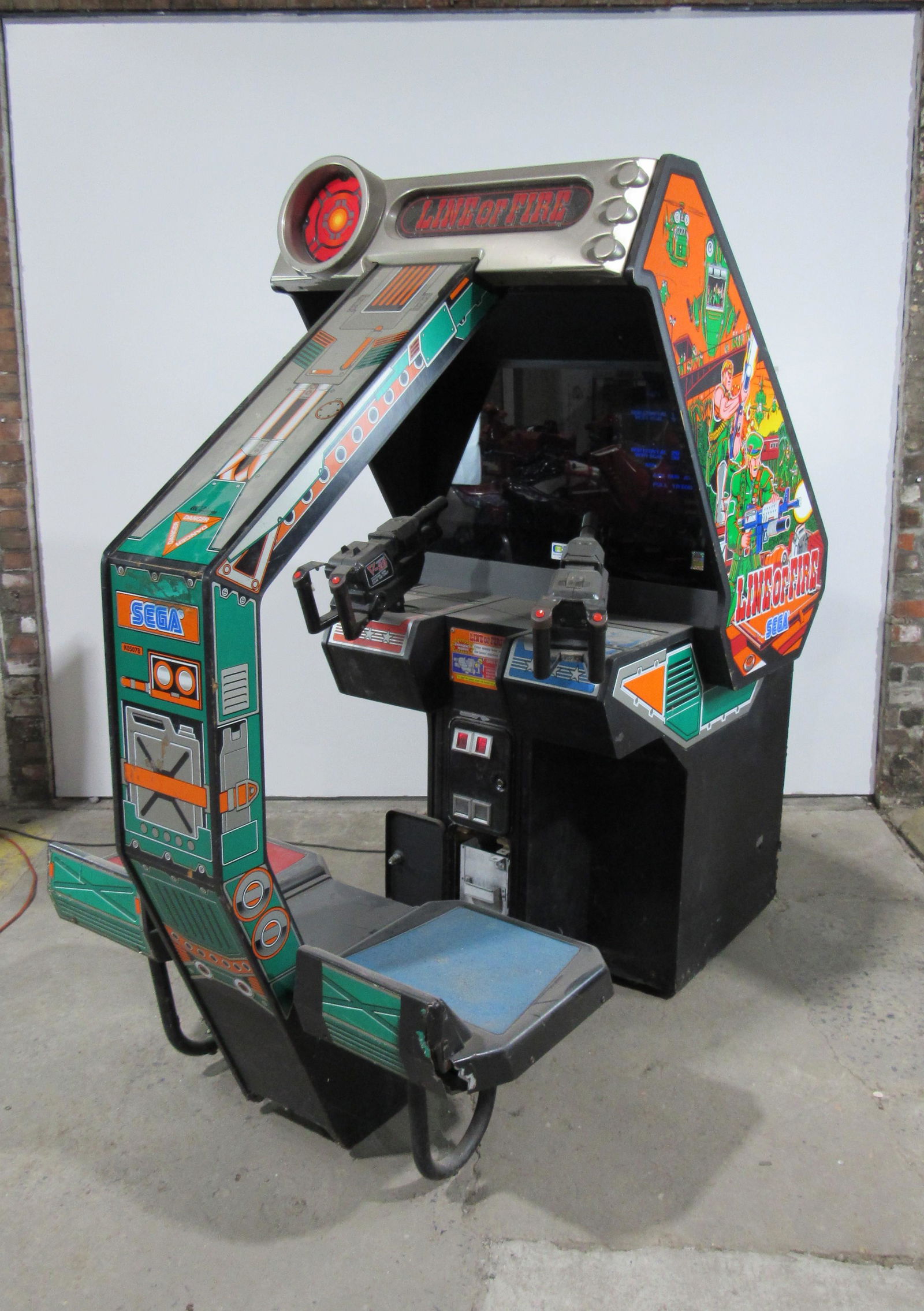 Sega Line Of Fire Sit Down Arcade Game - May 21, 2020 | Jaybird ...