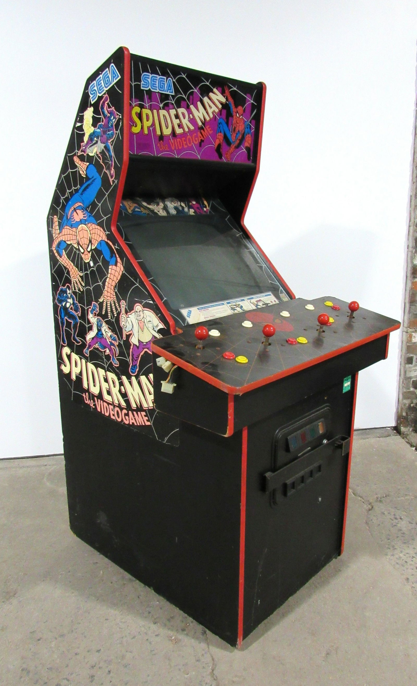 Sega Spiderman Arcade Game - Jun 18, 2020 | Jaybird Auctions in MD