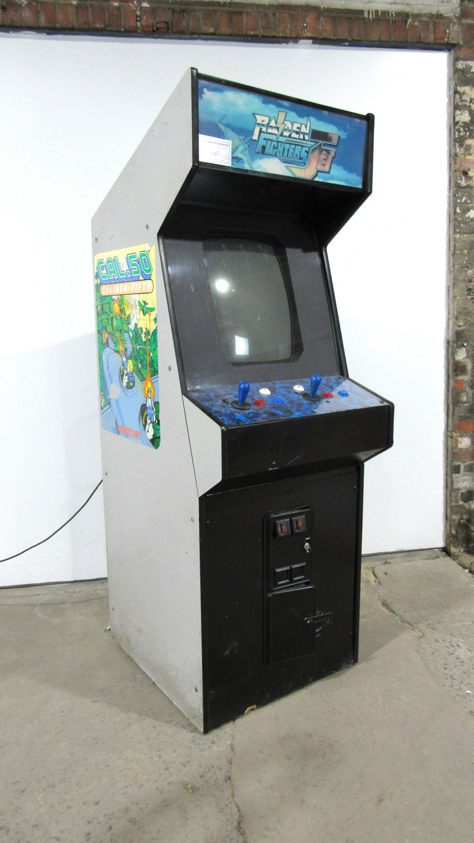 Romstar Raiden Fighters Jet Coin Operated Arcade Game