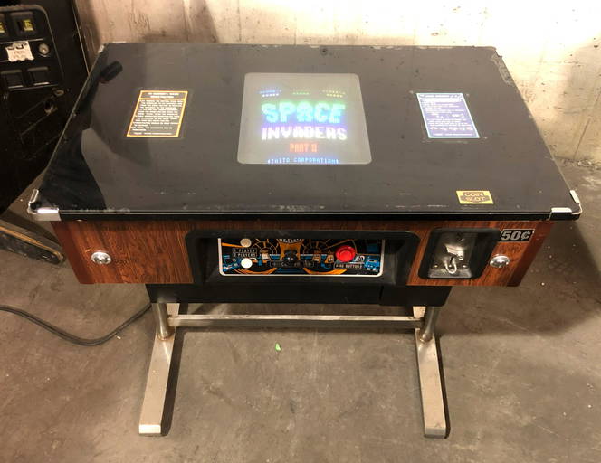 Taito Space Invaders Part 2 Cocktail Arcade Game