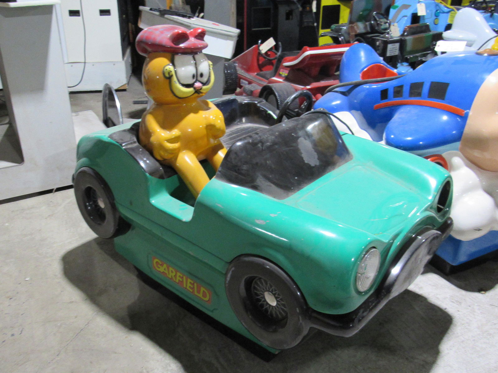 Garfield in Green Car Coin Operated Kiddie Ride - Jul 30, 2020 ...