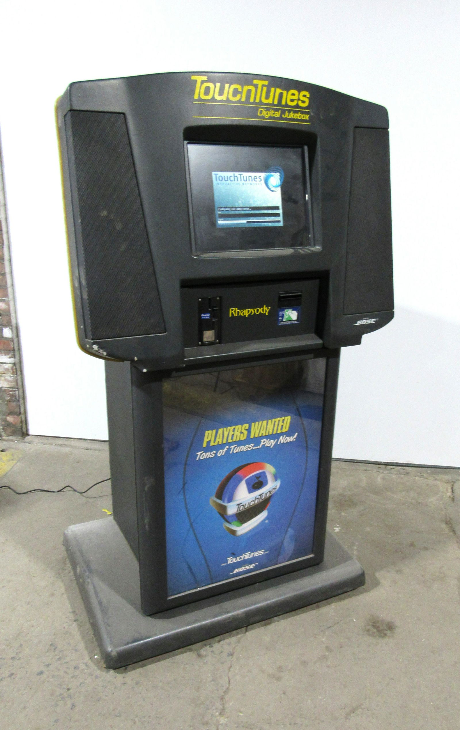 Touchtunes Rhapsody Internet Jukebox With Bose Sound