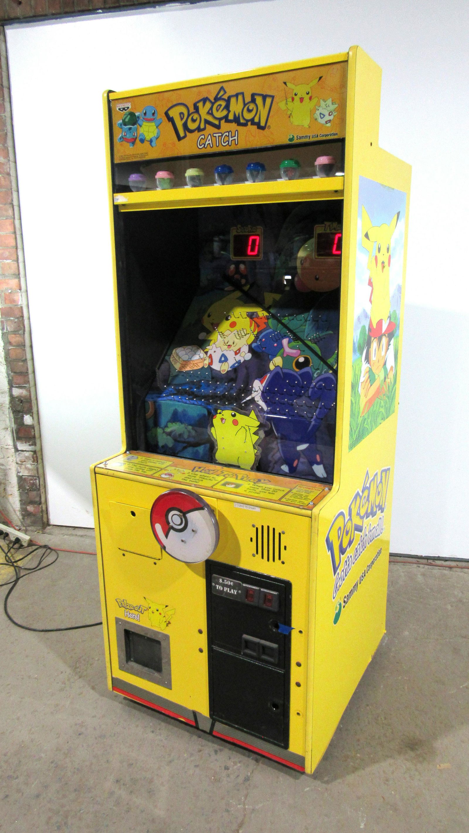 Sammy USA Pokemon Catch Arcade Game - Jul 30, 2020 | Jaybird Auctions in MD