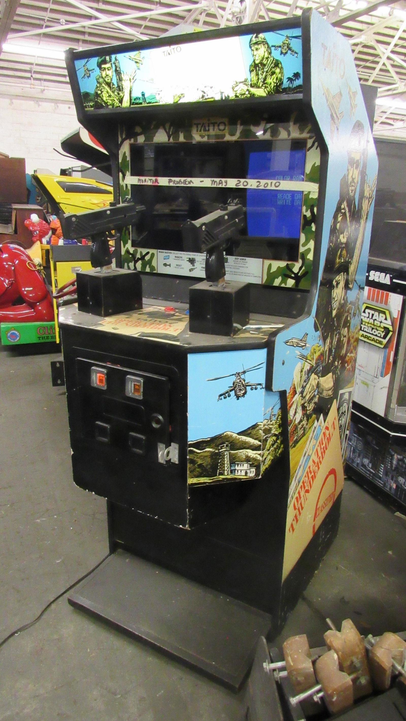 Taito Operation Thunderbolt Arcade Game