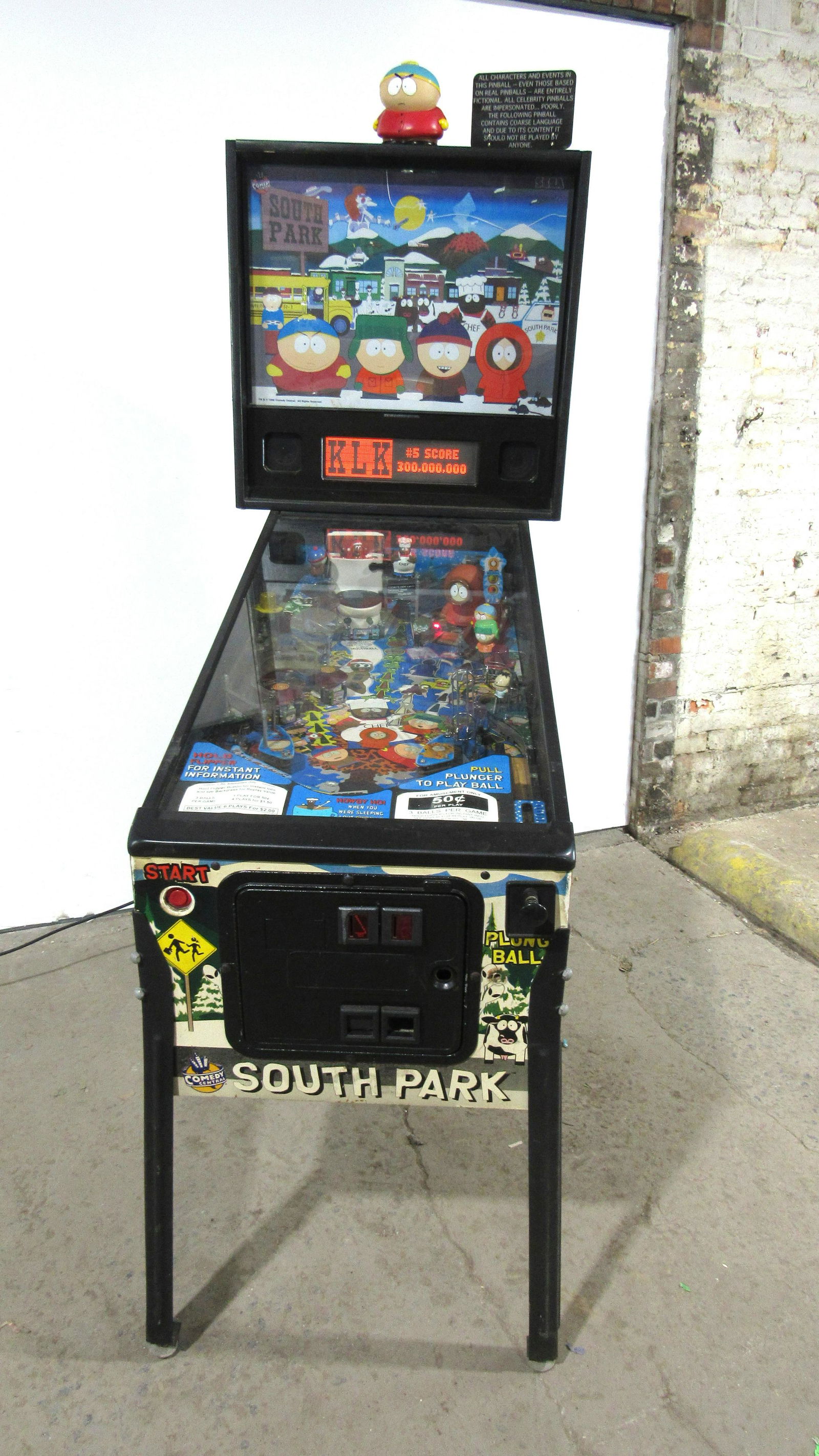 Sega South Park Pinball Arcade Machine - Oct 22, 2020 | Jaybird ...