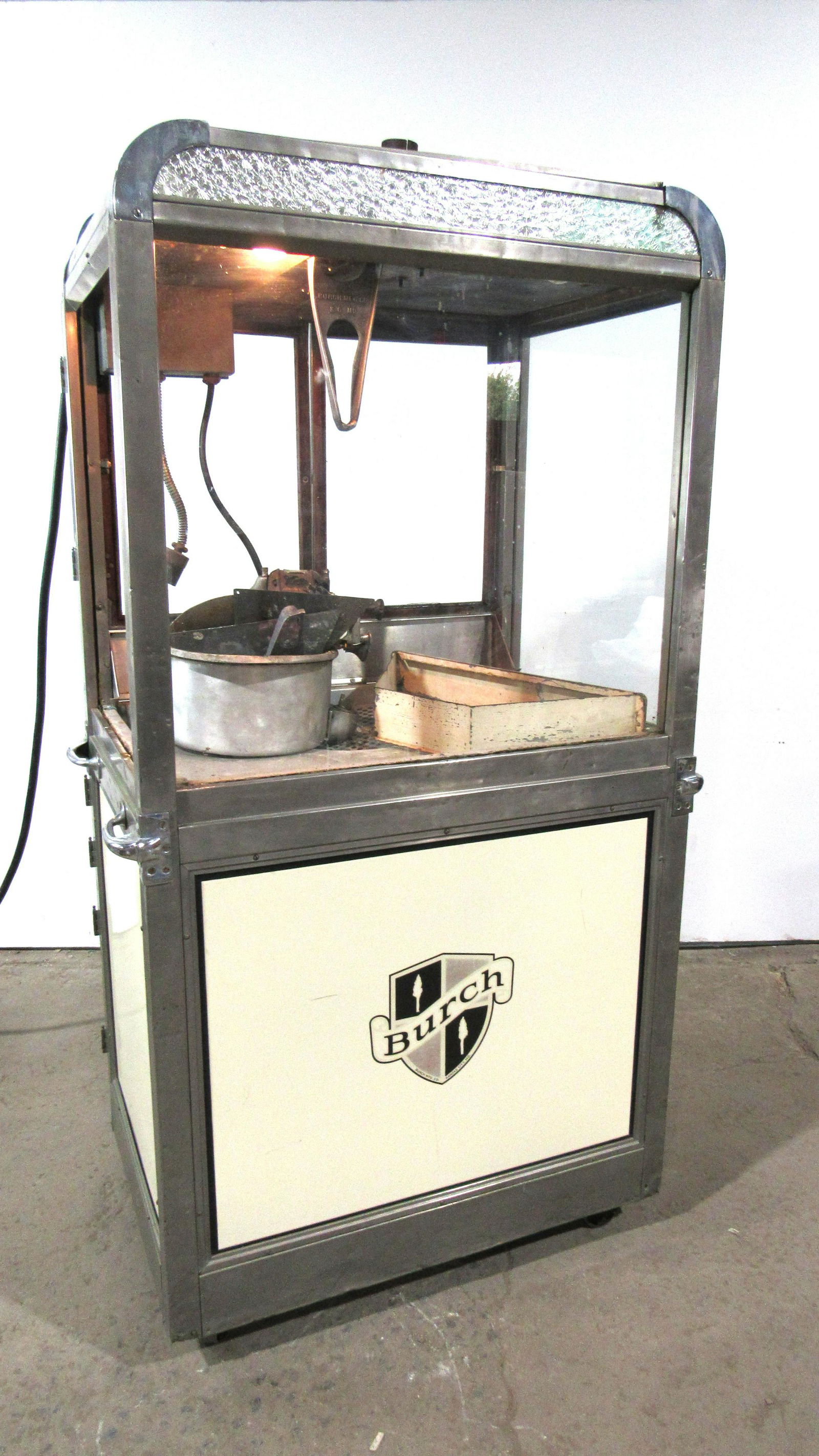 Antique Burch Popcorn Machine
