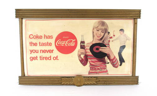 1948 Coca Cola Poster & Kay Frame.