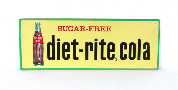 Vintage Diet Rite Cola Sign