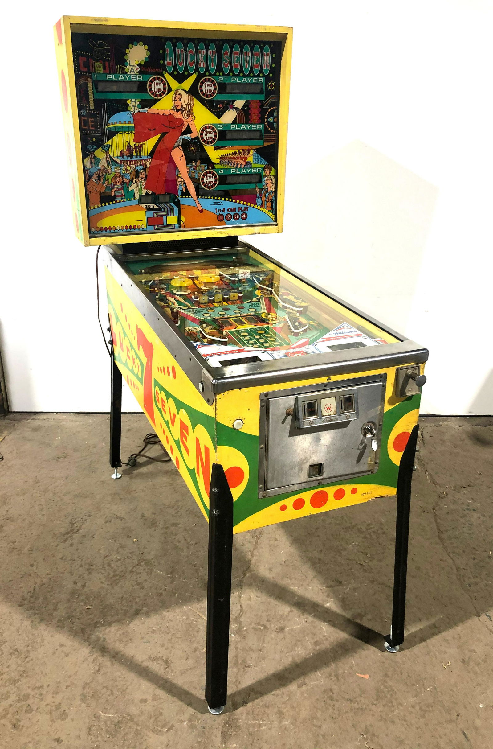 Lucky Seven Pinball Machine