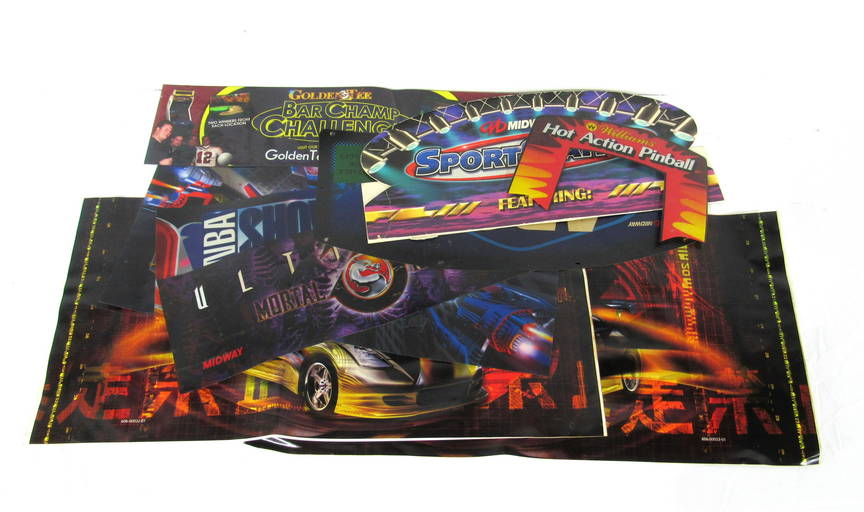 Lot Of Arcade Game Side Art And Headers
