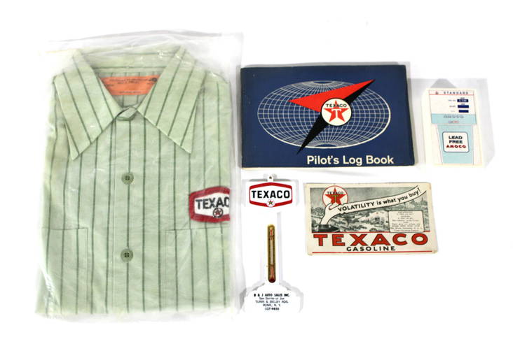 Assorted Texaco Memorabilia Including Pilots Log Book - Jan 28, 2021 ...