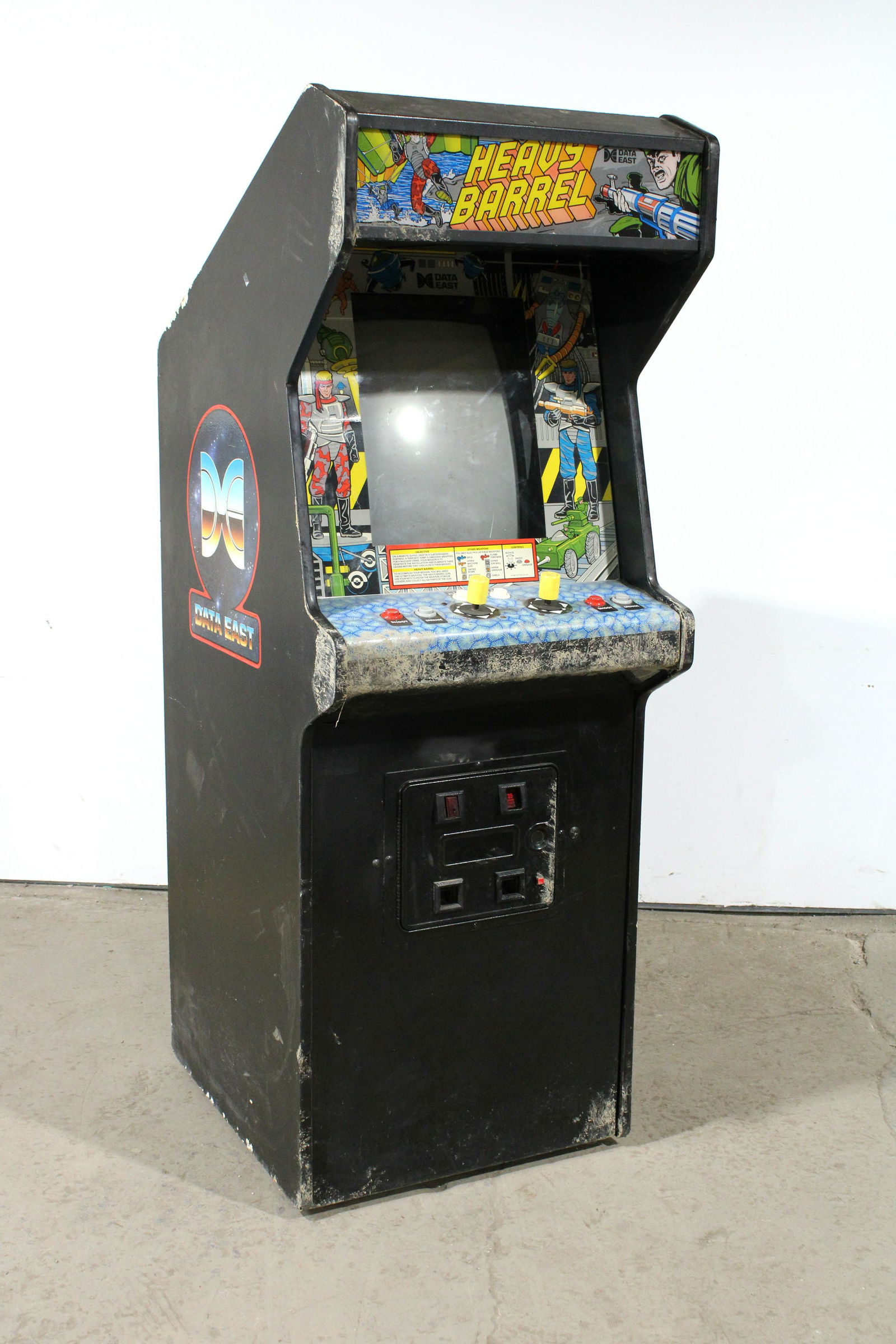 Data East Heavy Barrel Arcade Game