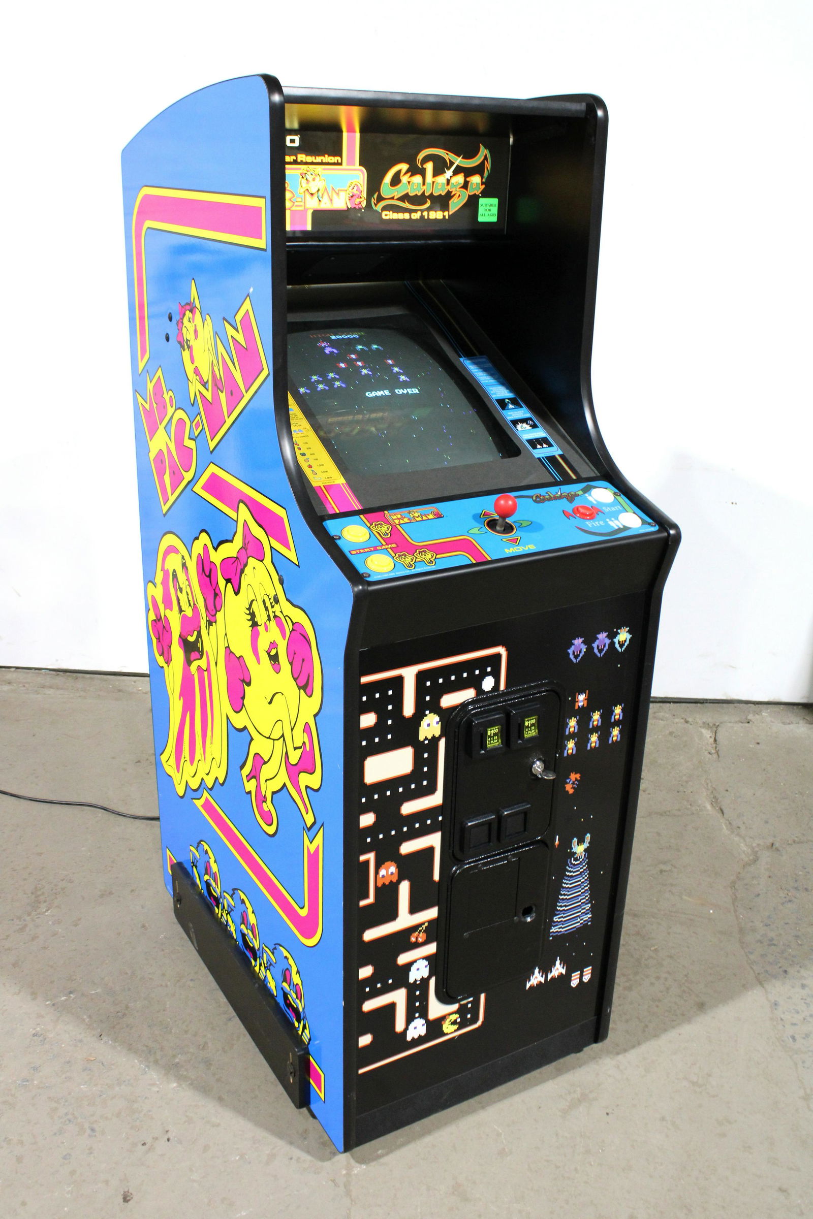 Namco Ms. Pac Man / Galaga Combo Mini Arcade Game