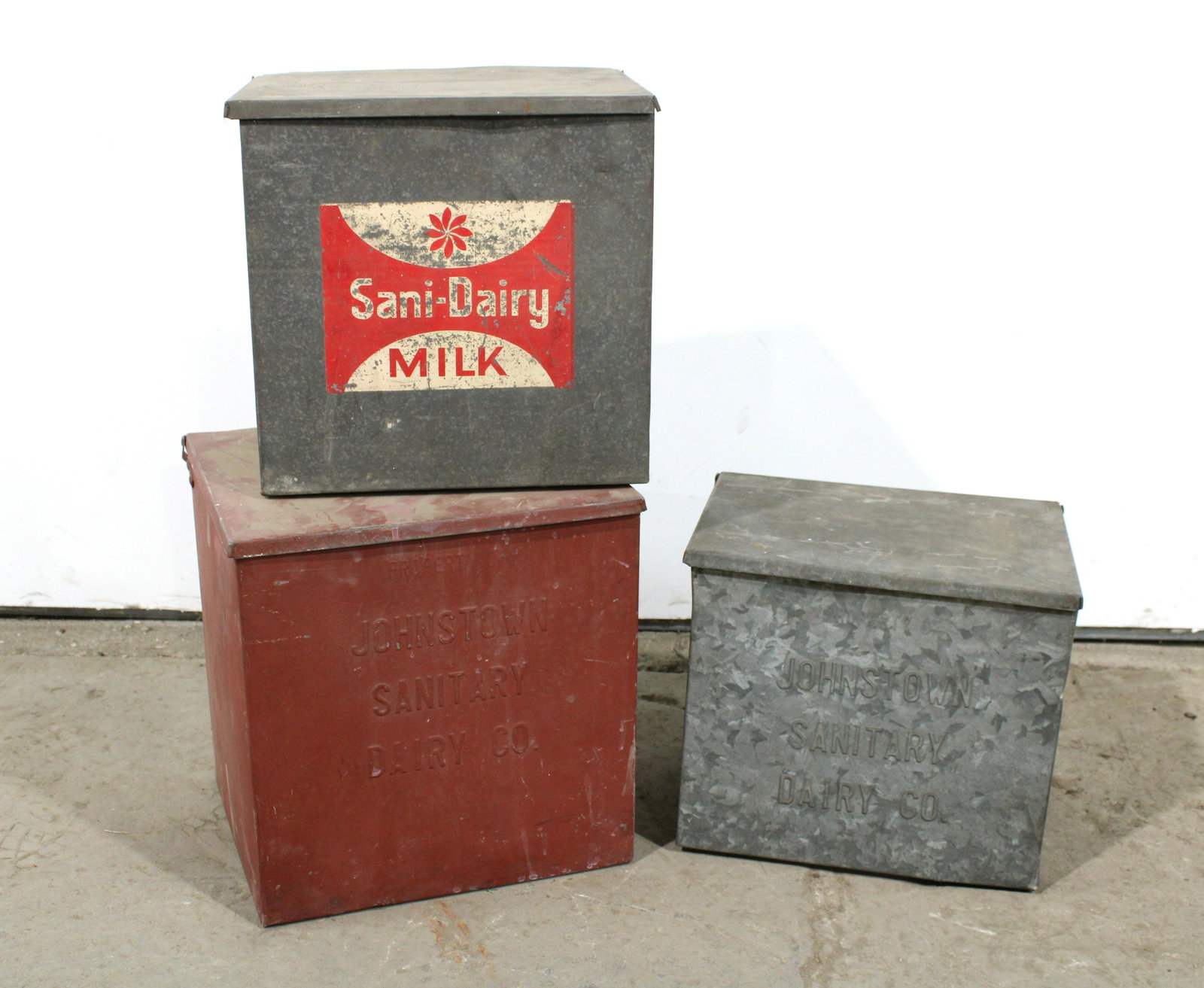 Dairy Boxes From Johnstown Dairy
