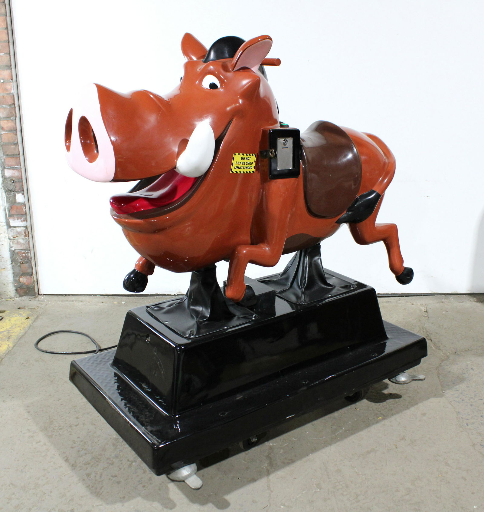 Lion King Pumba Coin Operated Kiddie Ride