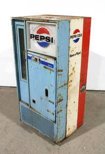Pepsi Lacrosse Cooler Coin Operated Vending Machine
