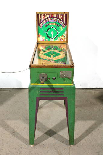 1940s Bally Heavy Hitter Pinball Machine