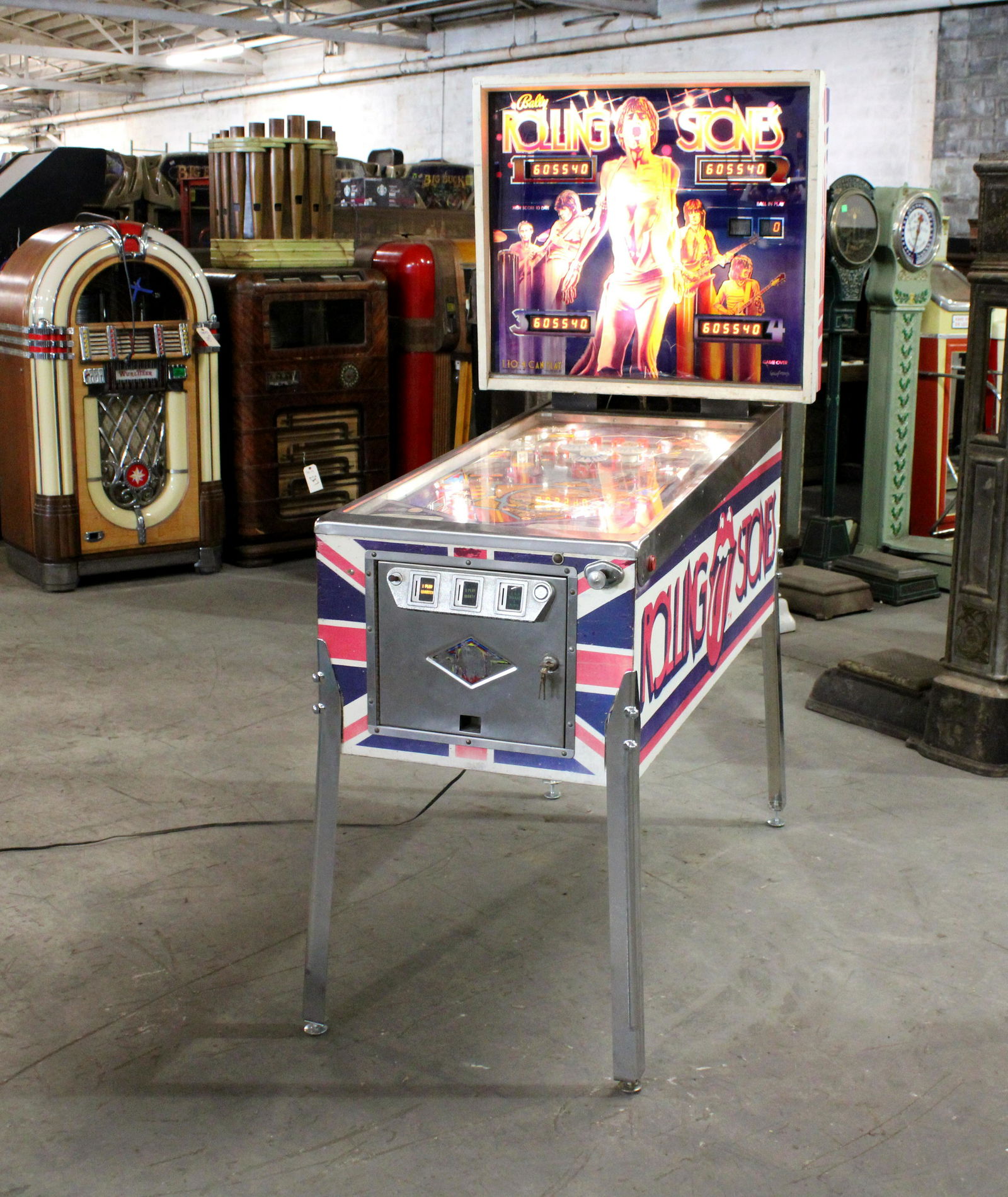 Bally Rolling Stones Pinball Machine - Apr 29, 2021 | Jaybird Auctions ...