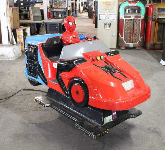 Spiderman Coin Operated Kiddie Ride