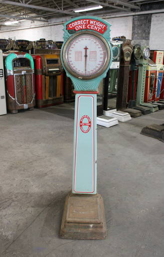 National Penny Scale With Porcelain Sides