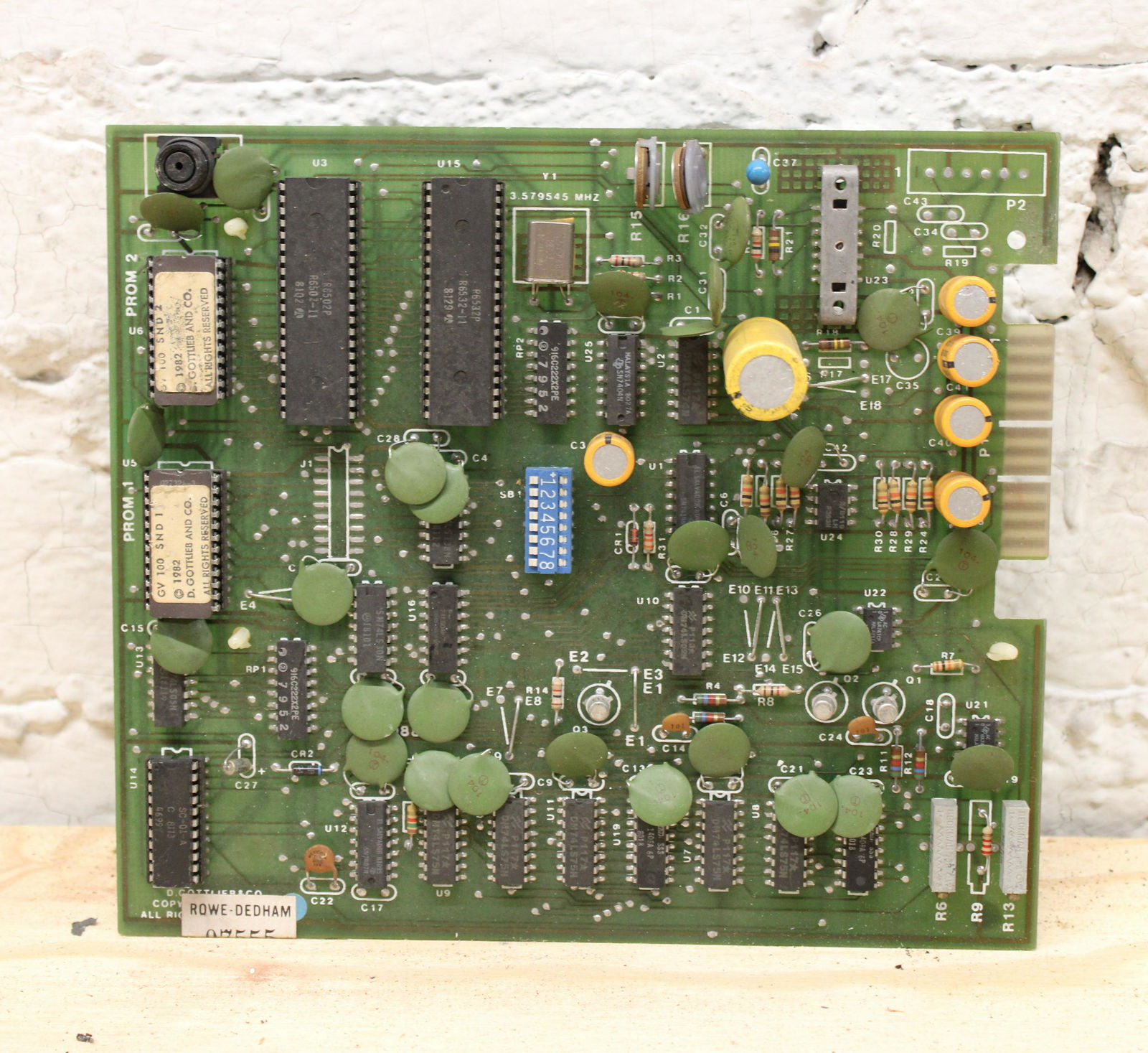 Gottlieb Reactor Arcade Game Board - Apr 29, 2021 | Jaybird Auctions in MD
