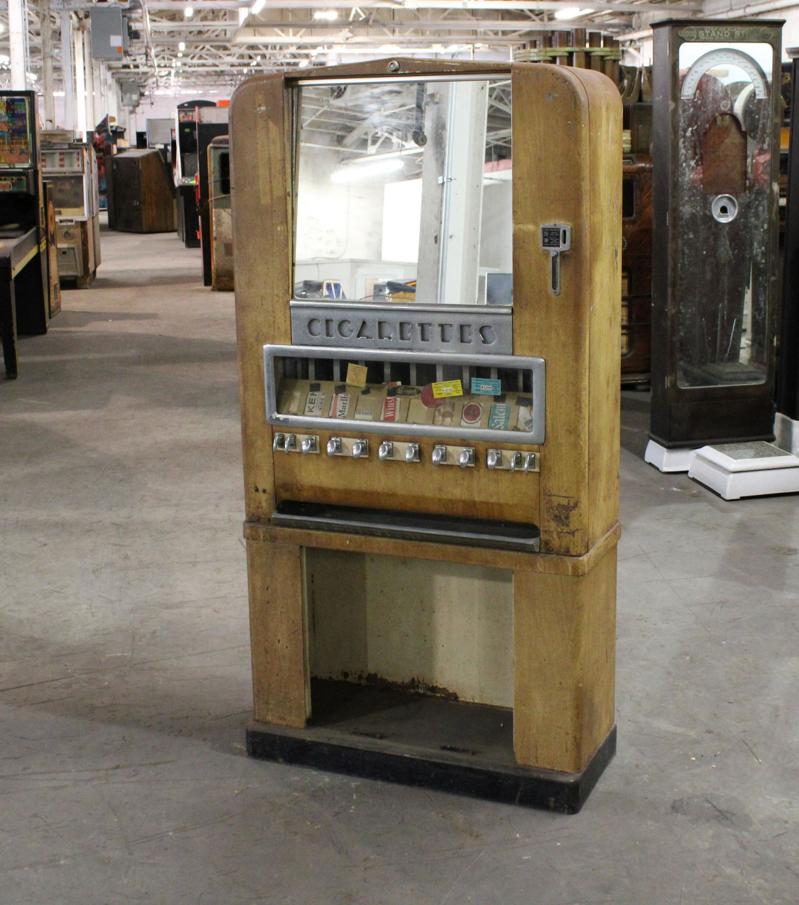 Lehigh Art Deco Cigarette Vending Machine