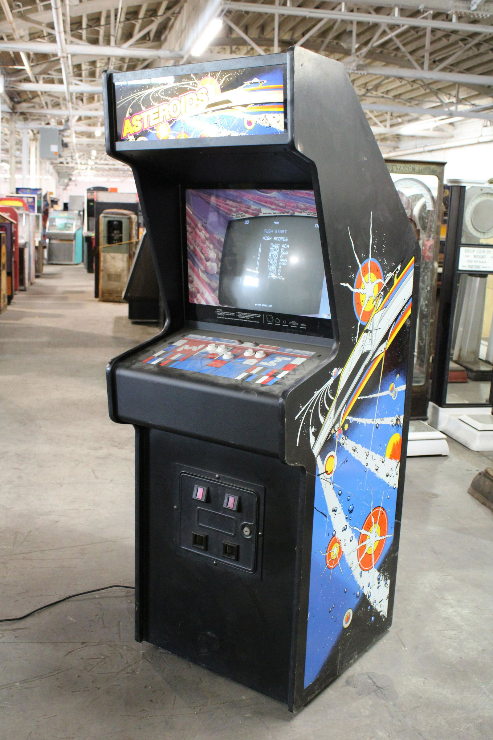 Atari Asteroids Arcade Game