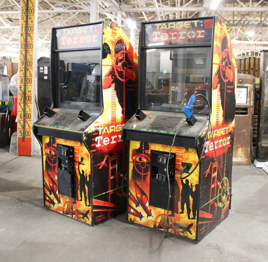 Two Raw Thrills Target Terror Arcade Cabinets