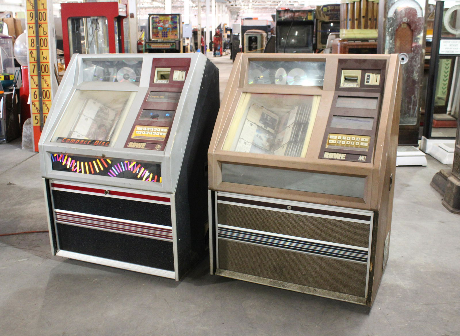 Pair Of Rowe Cd 51 Jukeboxes