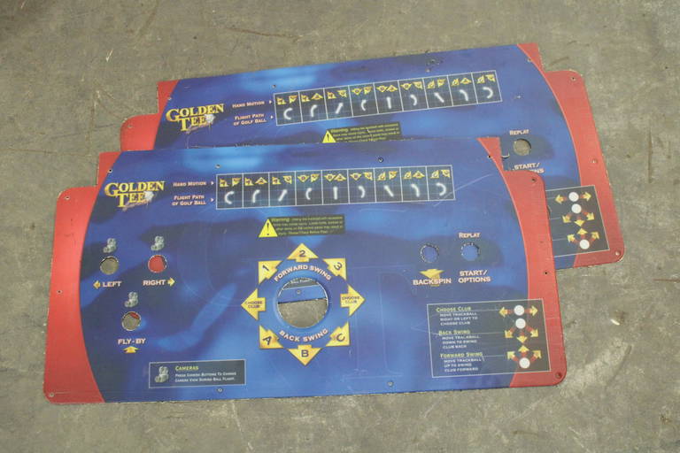 Golden Tee Control Panel Overlays
