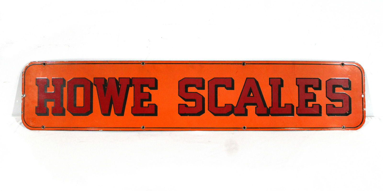 For Auction: Howe Scales Porcelain Sign (#0022) on May 27, 2021 ...