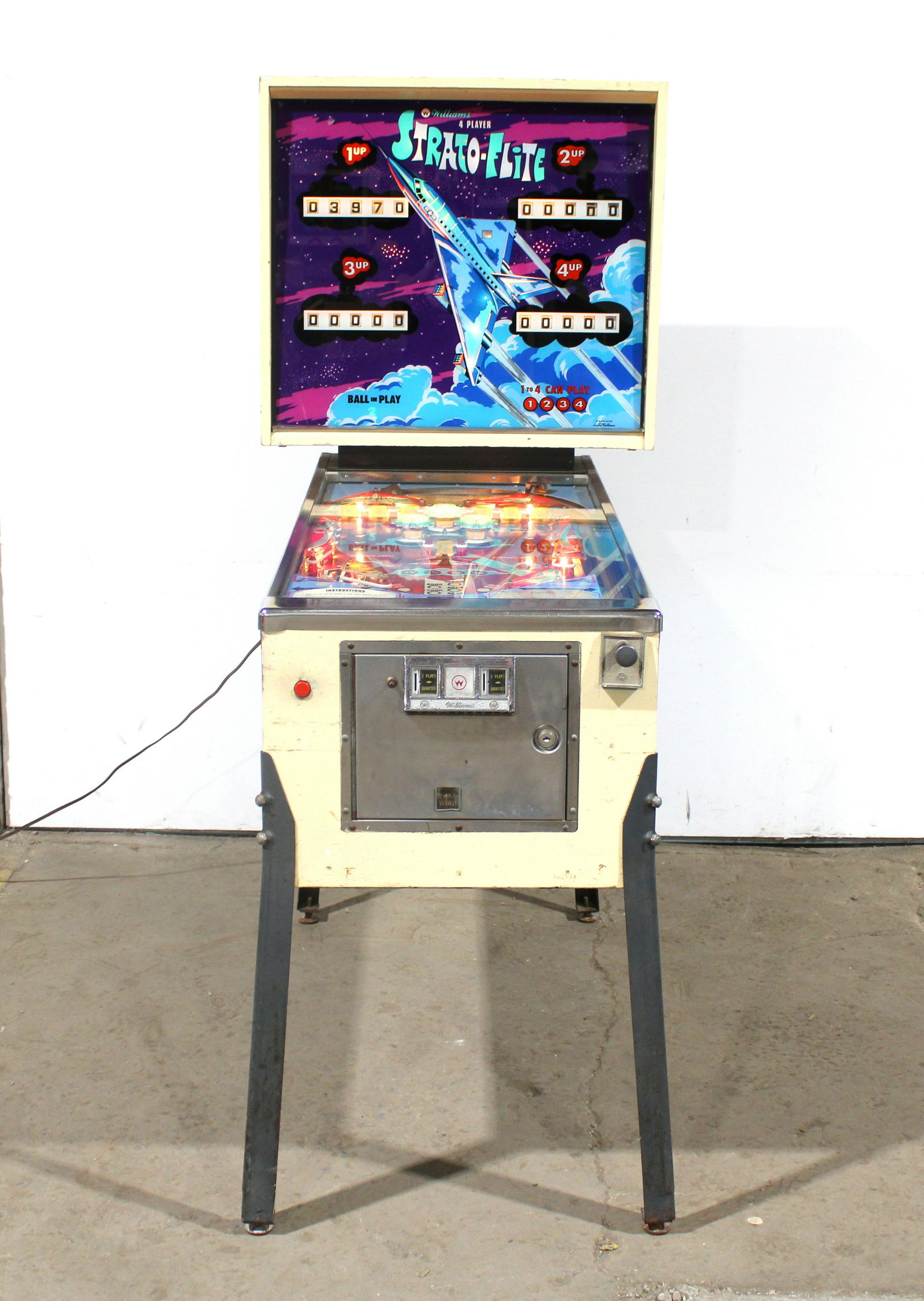 1974 Williams Strato Flite Pinball Machine