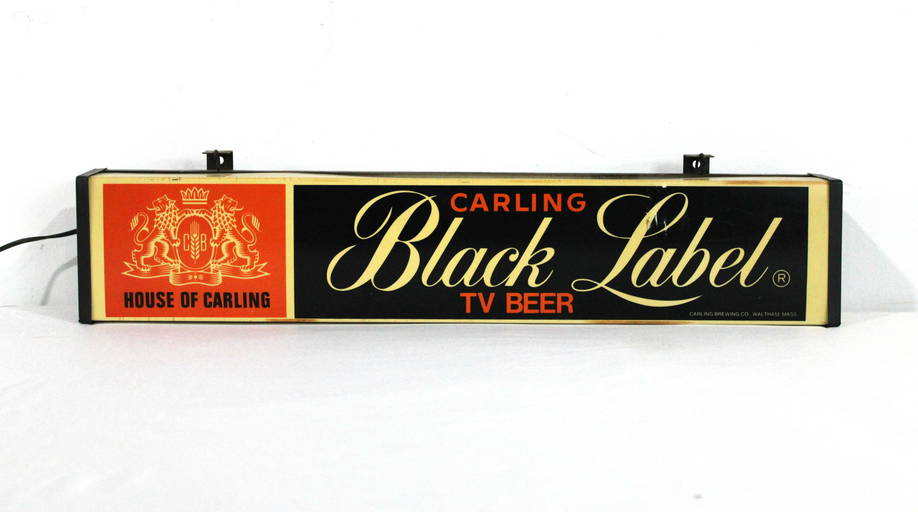 Carling Black Label Tv Beer Sign