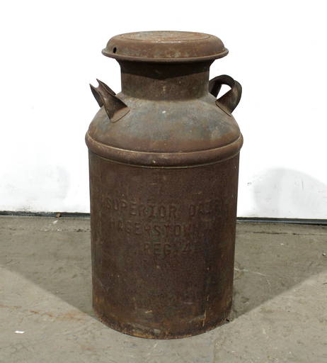 Superior Dairy Of Hagerstown, Md Milk Can
