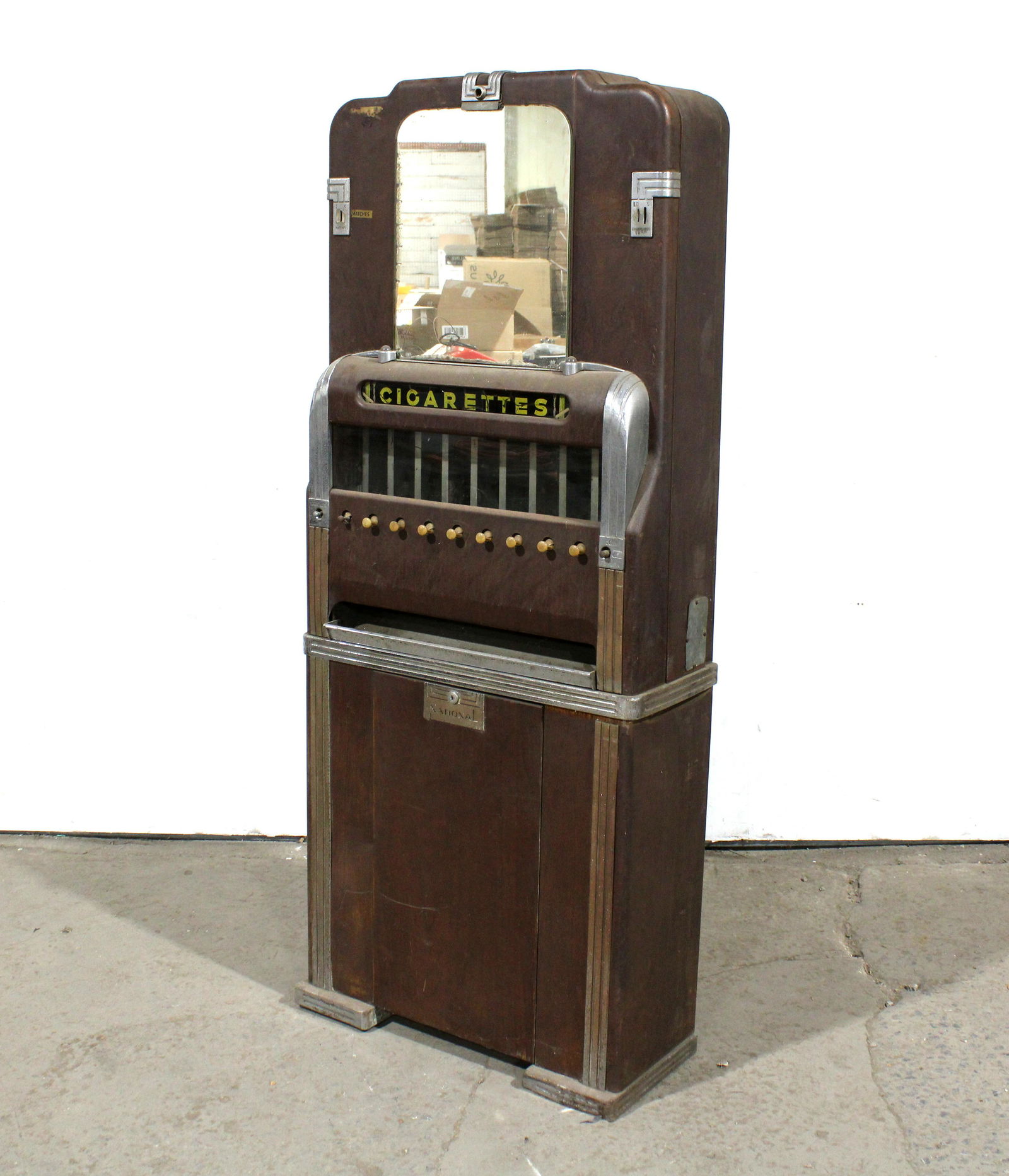 National Art Deco Cigarette Vending Machine