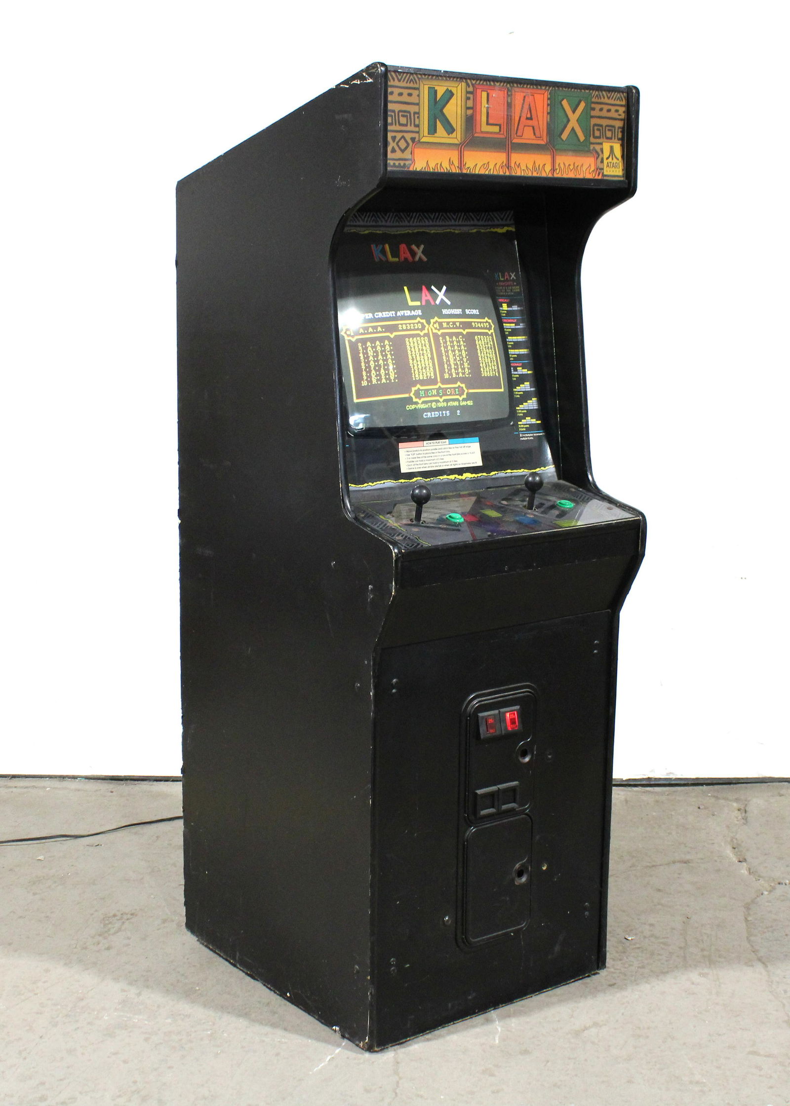 Atari Klax Arcade Game