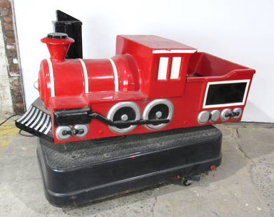 Barney Train Coin Operated Kiddie Ride